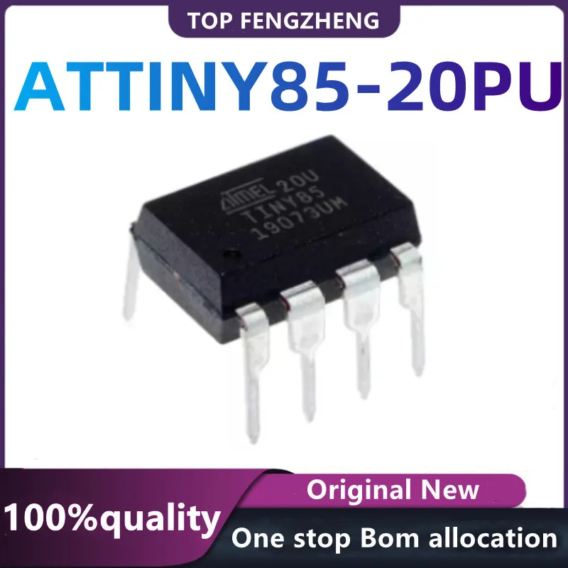New Original Imported Attiny85-20pu Direct Insert Dip-8 Mcu 8 Bit Micro Control Mcu - Integrated ...