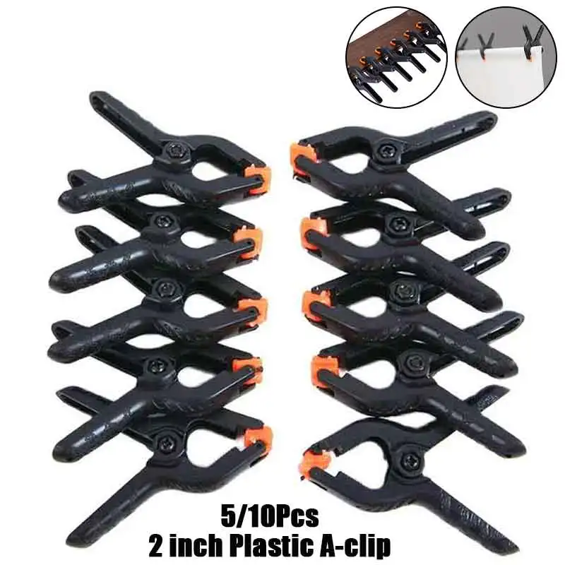 5-10Pcs-2inches-Plastic-Nylon-Woodworking-Clamps-Spring-A-clip-for ...