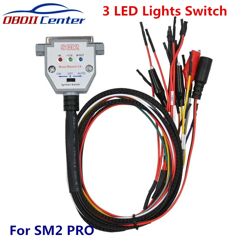 3-Led-Lights-Switch-SM2-PRO-J2534-ECU-Bench-Pinout-Cable-VCI-Read-and ...