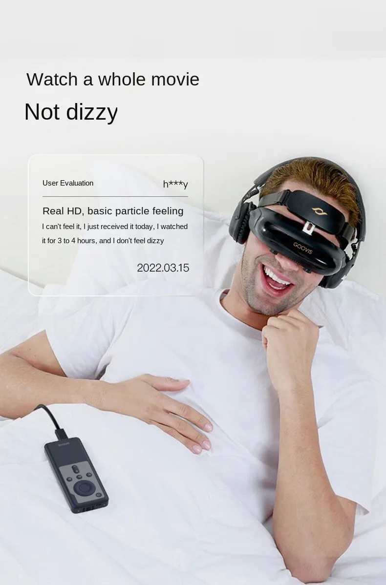 GOOVIS Pro Head-mounted Cinema PC Smart Glasses Blu-ray 3D Lossless HD ...