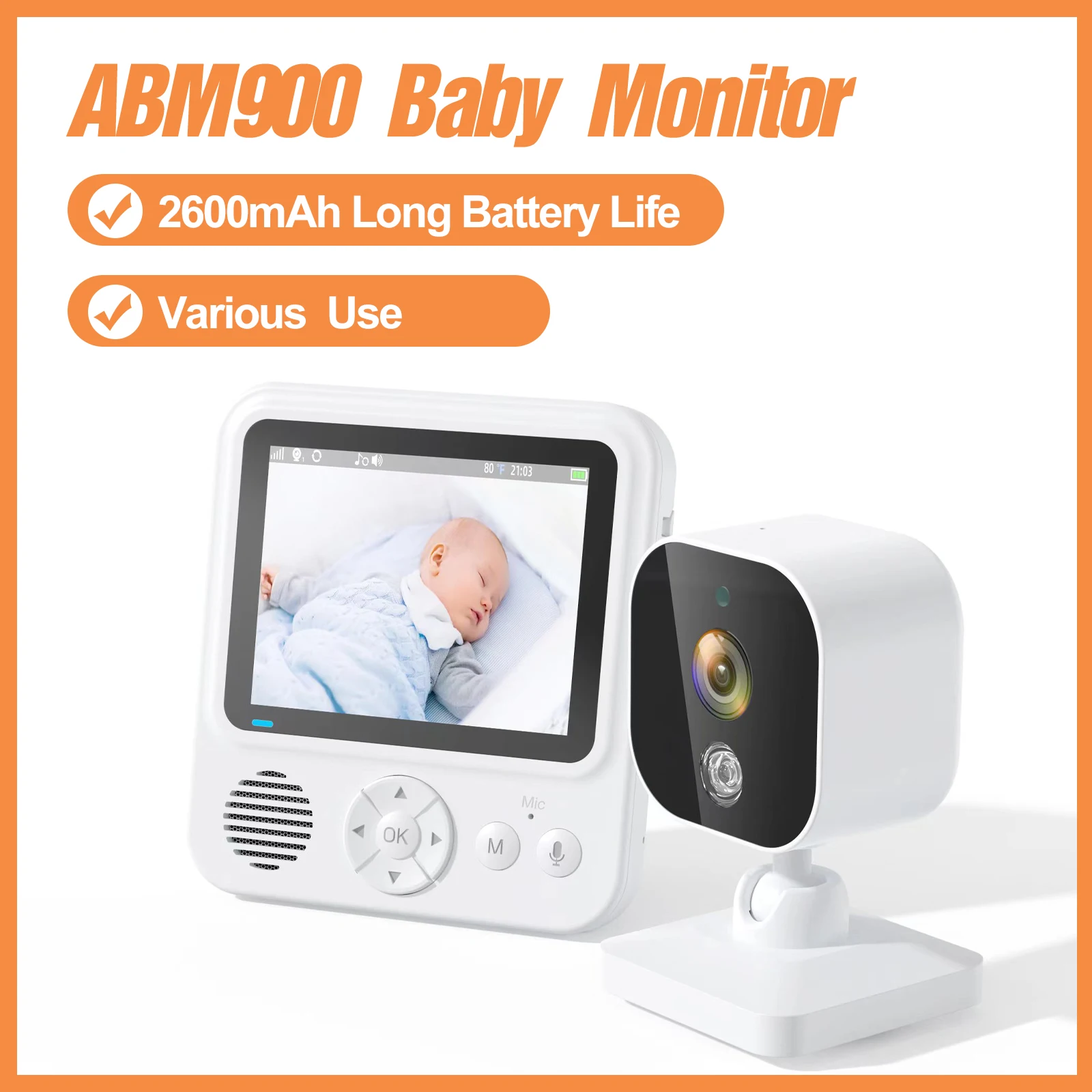 New-2-4GHz-Wireless-Color-Smart-Baby-Monitor-with-Camera-Surveillance ...