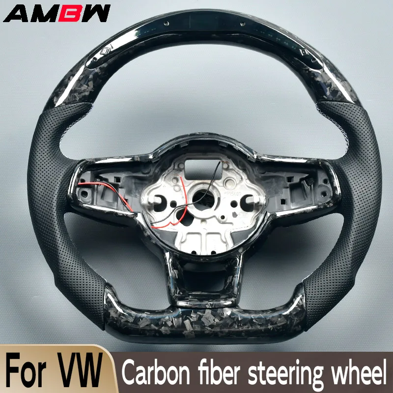 Customized-Carbon-Fiber-Steering-Wheel-for-Volkswagen-VW-Golf-MK7-R-GTI ...