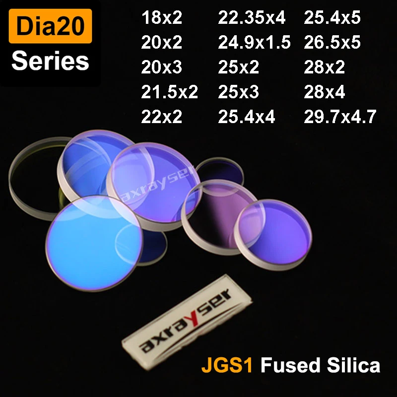 Fiber Laser Lens Protective Windows Lenses Dia18-29.7mm for Raytools ...