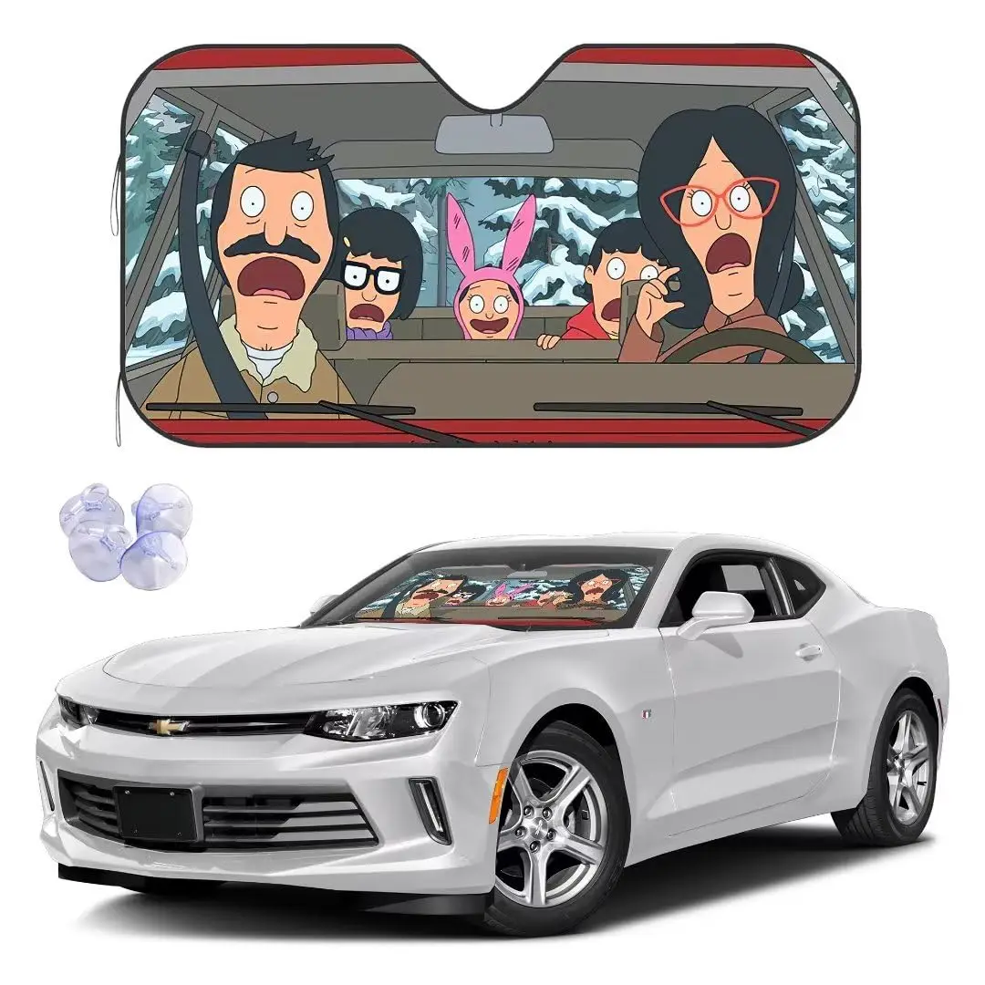 Funny-Cartoon-Car-Sunshade-Front-Windshield-Sun-Shade-Hardened-Sun ...