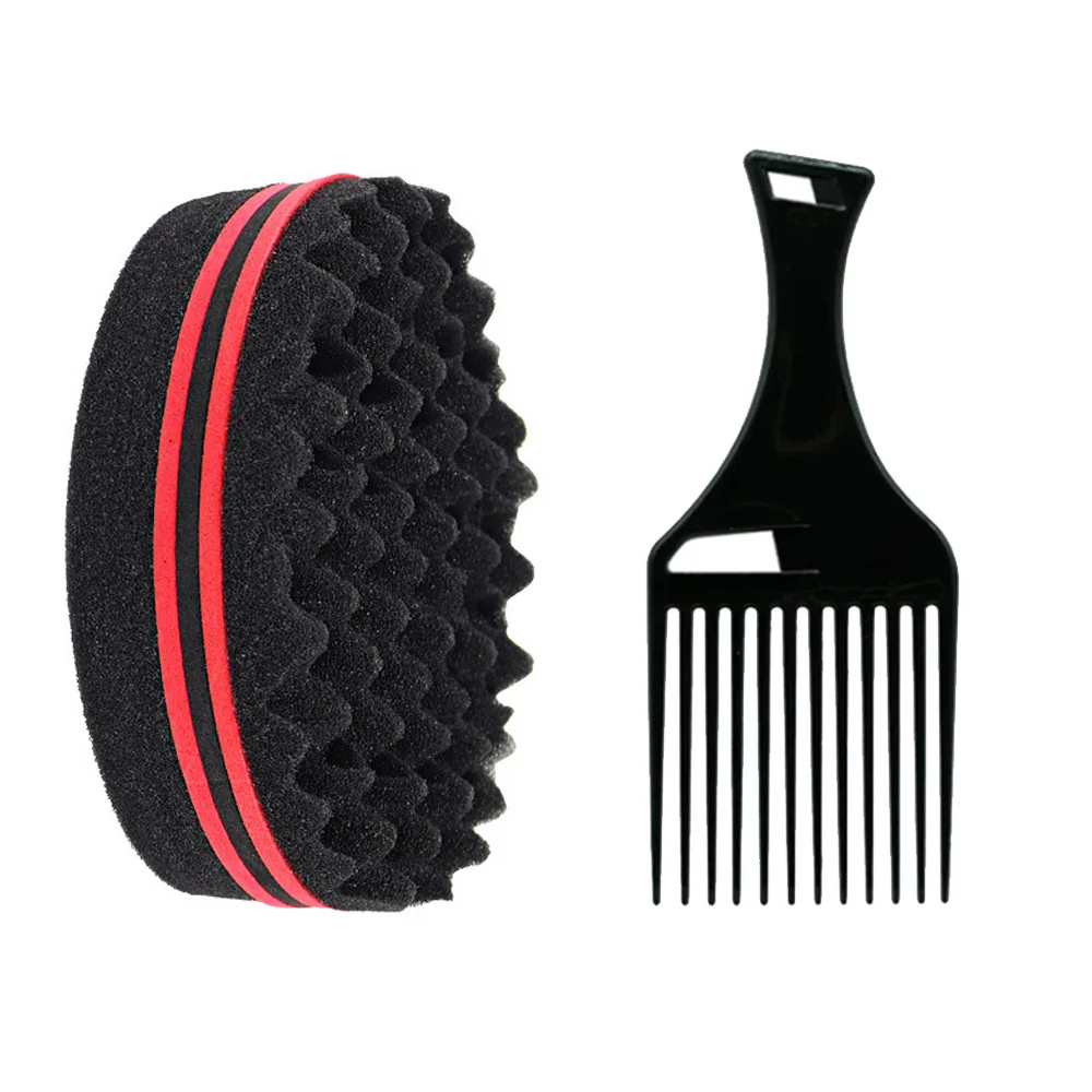 Hair-Brush-Sponge-Barber-Oval-Double-Side-Magic-Twist-Hair-Brush ...