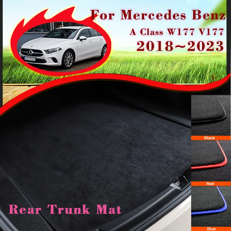 Rear Trunk Mat For Mercedes Benz A Class W177 V177 2018~2023 Boot Cargo ...