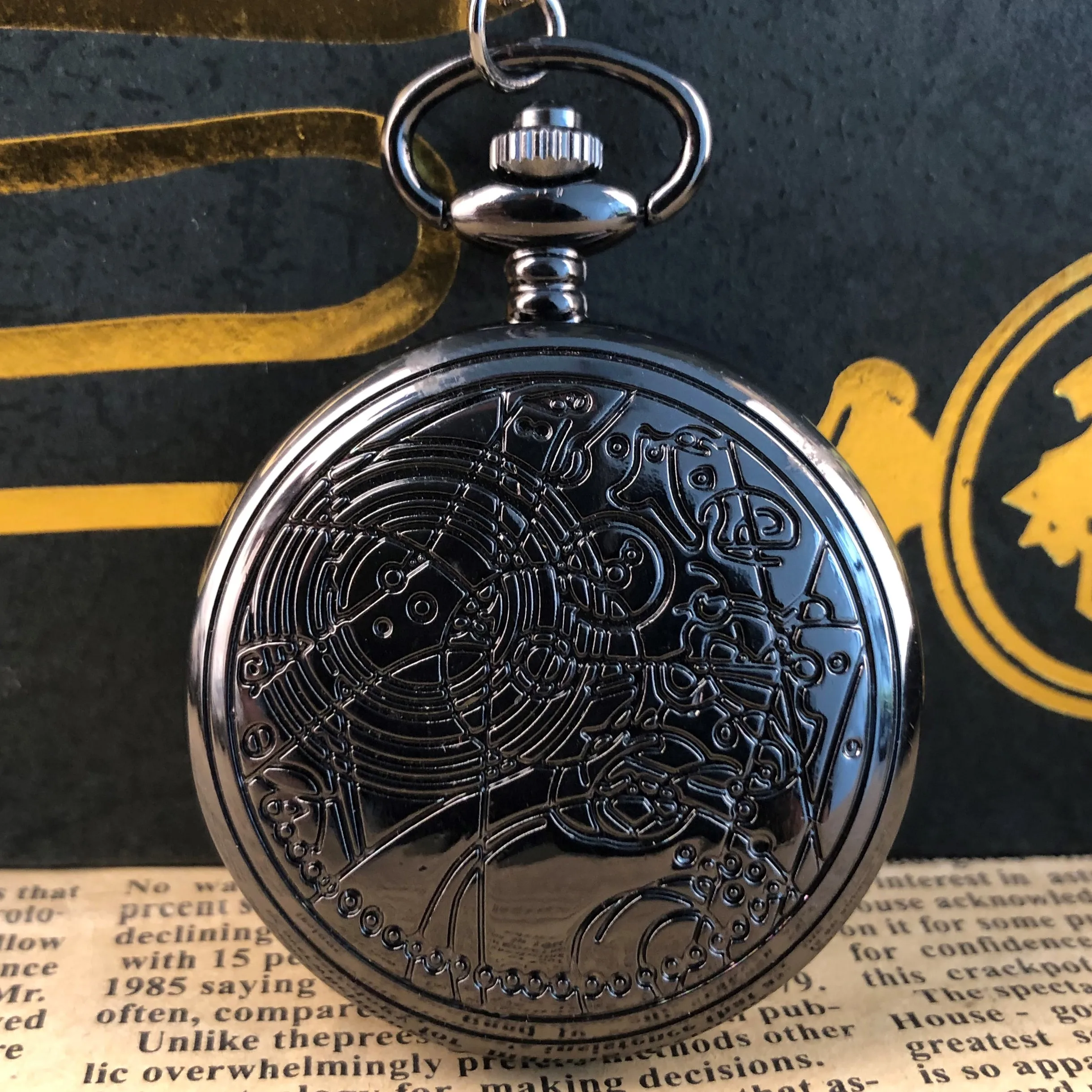 Personality-Men-s-Quartz-Pocket-Watch-Necklace-Roma-Amber-Dial-Pendant ...