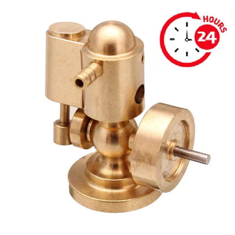 Mini Brass Single-cylinder Steam Engine Model M22 Engine Power Ship ...