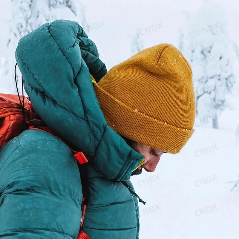 Double-Layer Warm Knitted Beanie for Men & Women Bonnet en Tricot ...