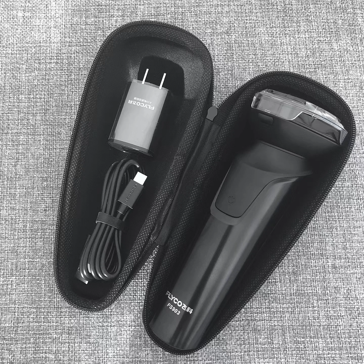 Norme FS903 - rasoir électrique Flyco FS903 pour hommes, intelligent IPX7, étanche, Rechargeable ...