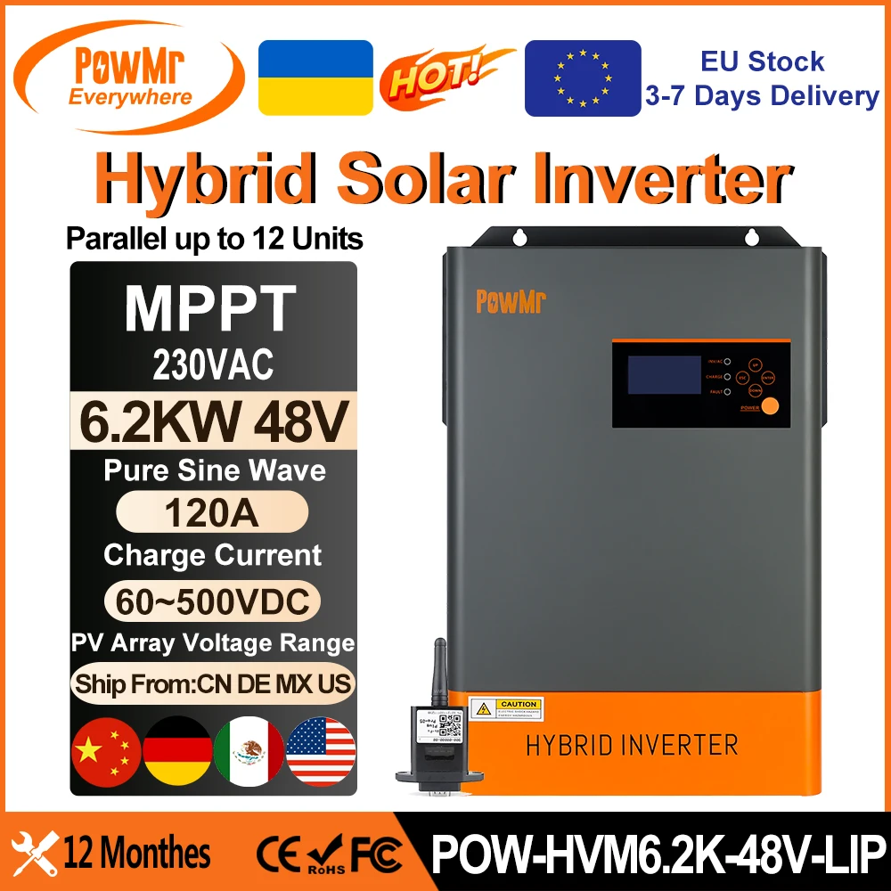 PowMr-6-2KW-Hybrid-Solar-Inverter-48V-to-230VAC-380VAC-Output-Parallel ...