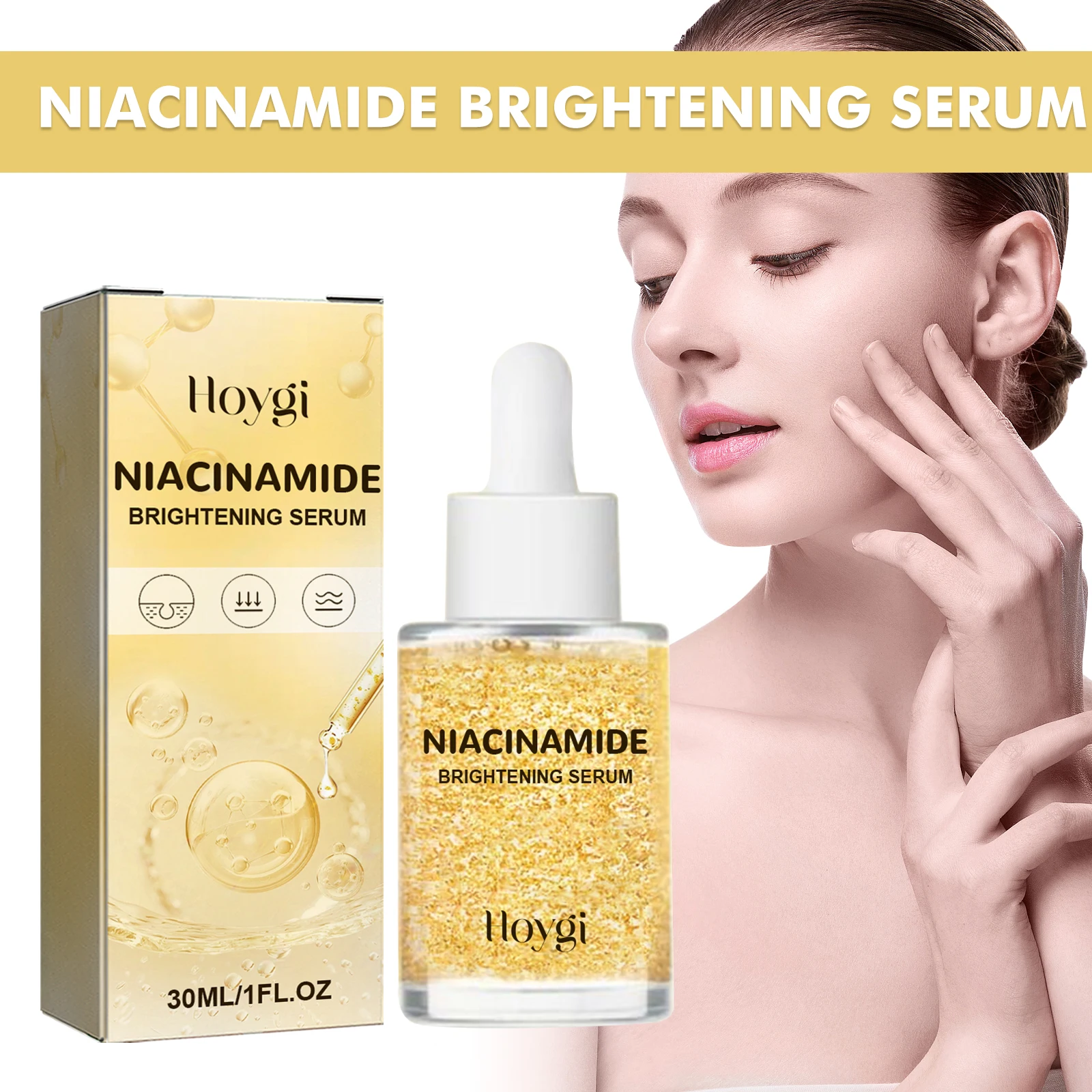 Hoygi 30ml Nicotinamide Face Serum Brightening Skin Tone Dark Spot ...