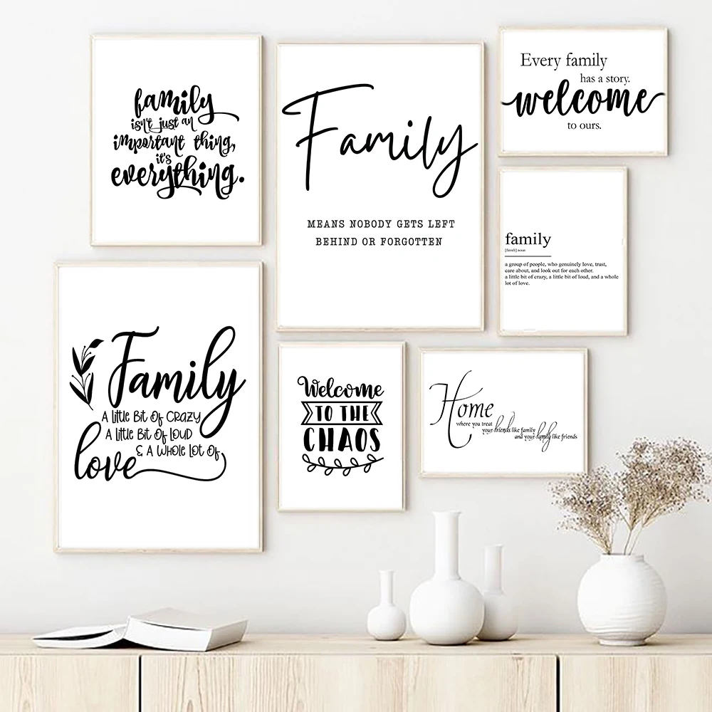 Family Quote Paintings