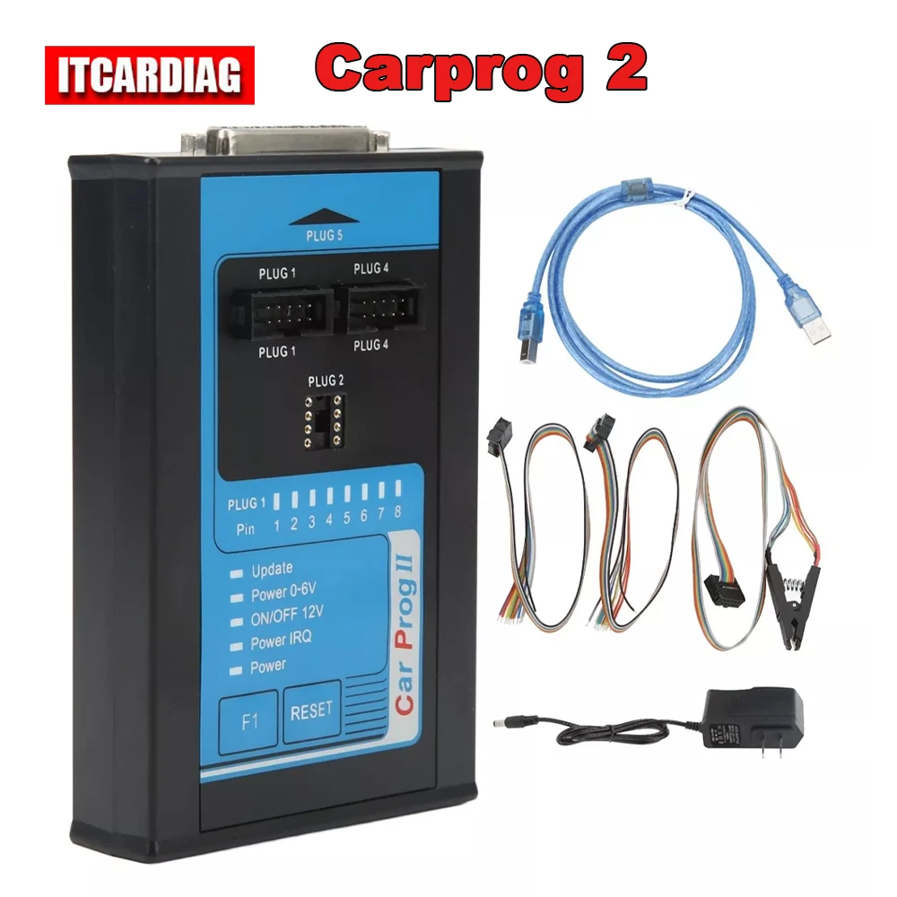 Car Prog Ii Carprog 2 V8.21 Ecu Programmer Reset Crash Data Immo Off Read Save Dataflash ...