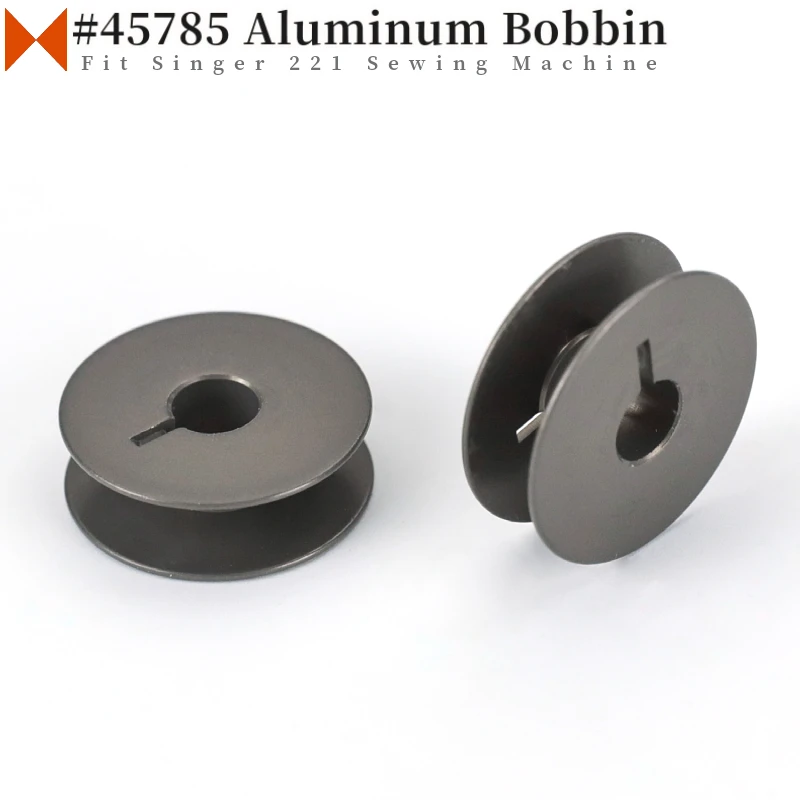 10-PCS-45785-Aluminum-Bobbin-Fit-Singer-HR221-221-1-222-301-301-1-301A ...
