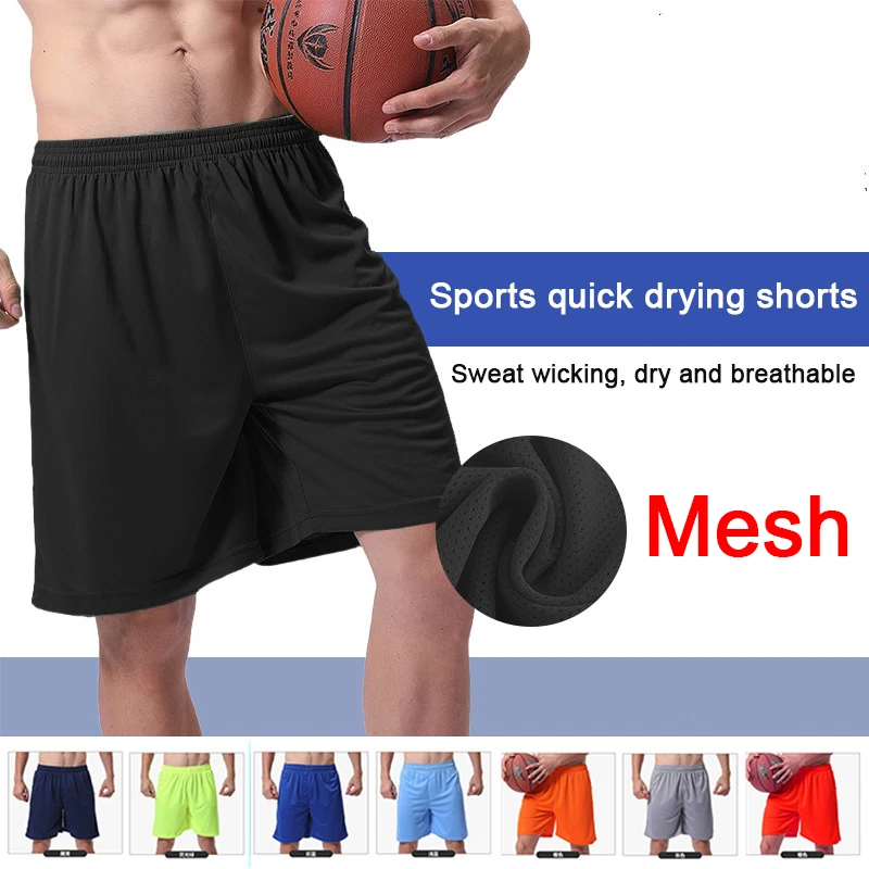 Solid-Football-Training-Shorts-Mens-Summer-Bottoms-Running-Basketball ...
