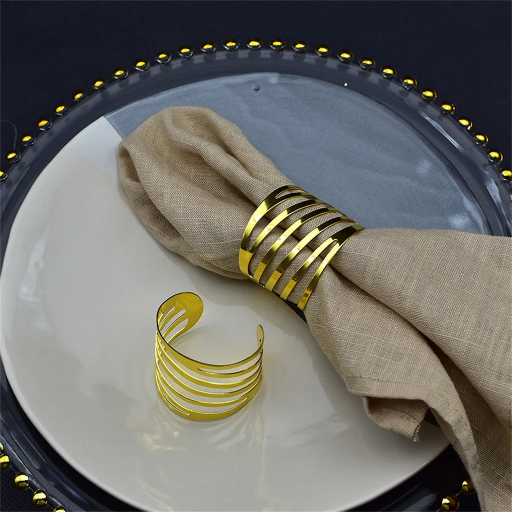 Pack-of-12-Wedding-Birthday-Party-Napkin-Rings-Dinner-Decoration-Hollow ...