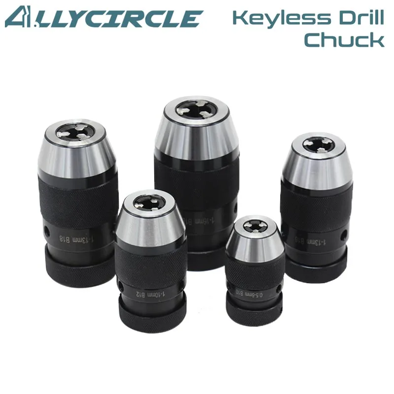 Self-tightening-B16-Drill-Chuck-Heavy-Duty-B18-Keyless-Tapper-Chuck ...