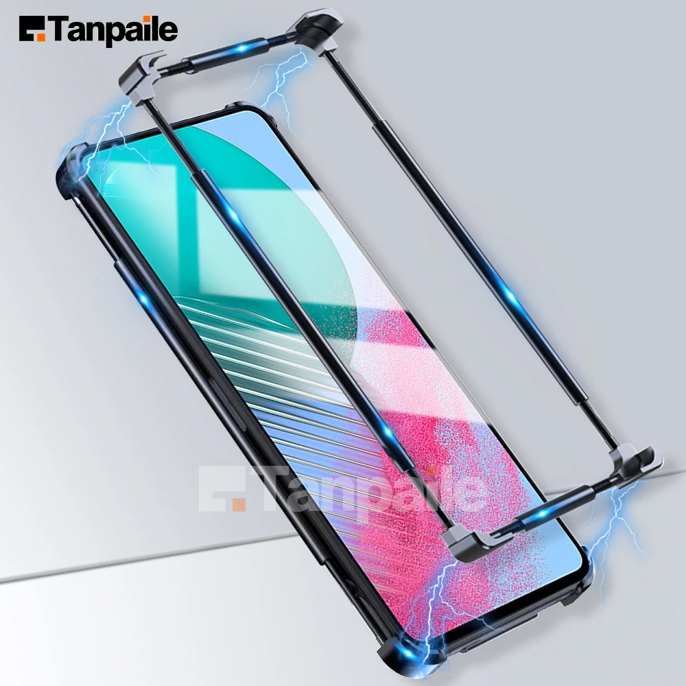 Alum-nio-inoxid-vel-Metal-Bumper-Border-Case-para-Samsung-M54-M53-M52 ...