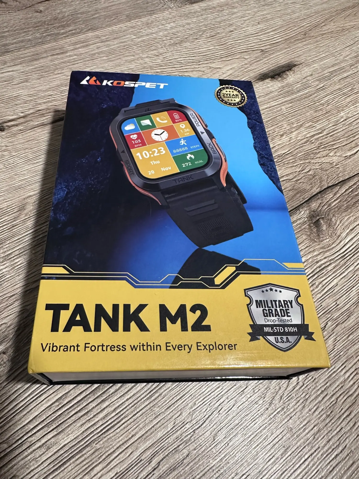 Original KOSPET TANK M2 Ultra Smart Watch Men Military Smartwatch Men's ...