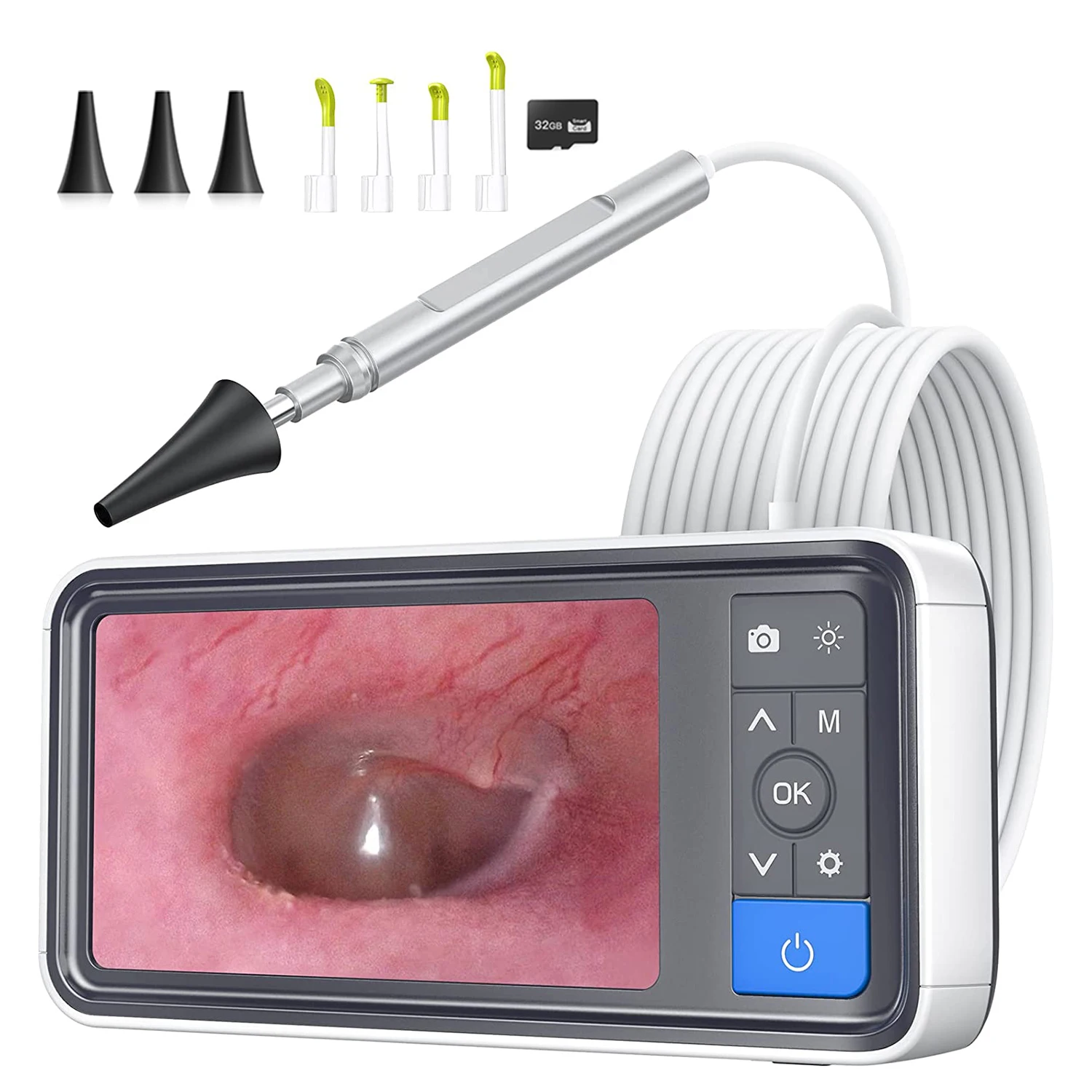 IPS-Color-Screen-Digital-Otosc-pio-C-mera-C-mera-de-Inspe-o-Orelha-1 ...