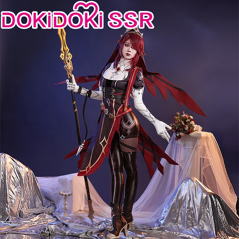 Pre-sale Dokidoki-ssr Game Genshin Impact Rosaria Cosplay Costume ...