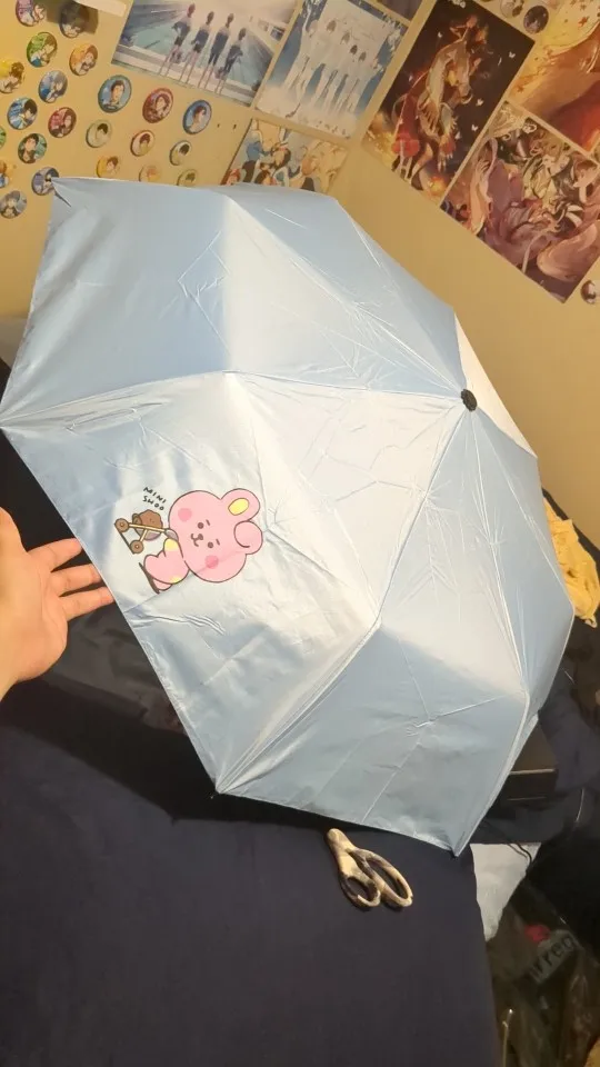 New Bt21 Fully Automatic Umbrella - BTS MERCH SHOP