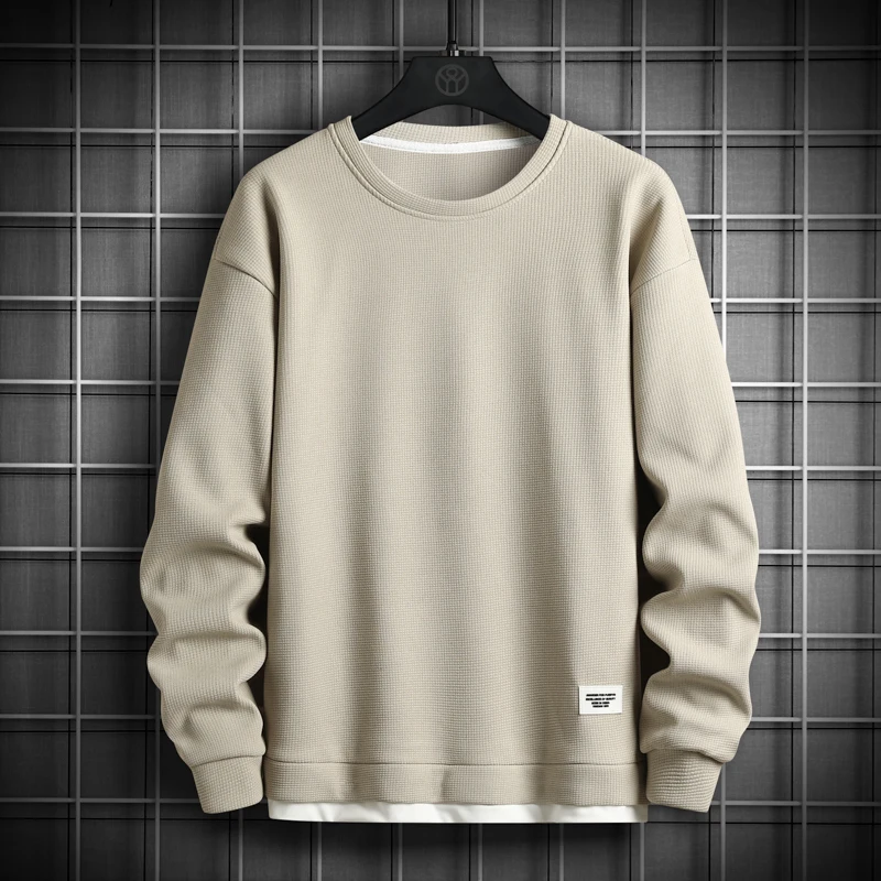 2023-Solid-Color-Sweatshirt-Men-Hip-Hop-Streetwear-Long-Sleeve-O-Neck ...