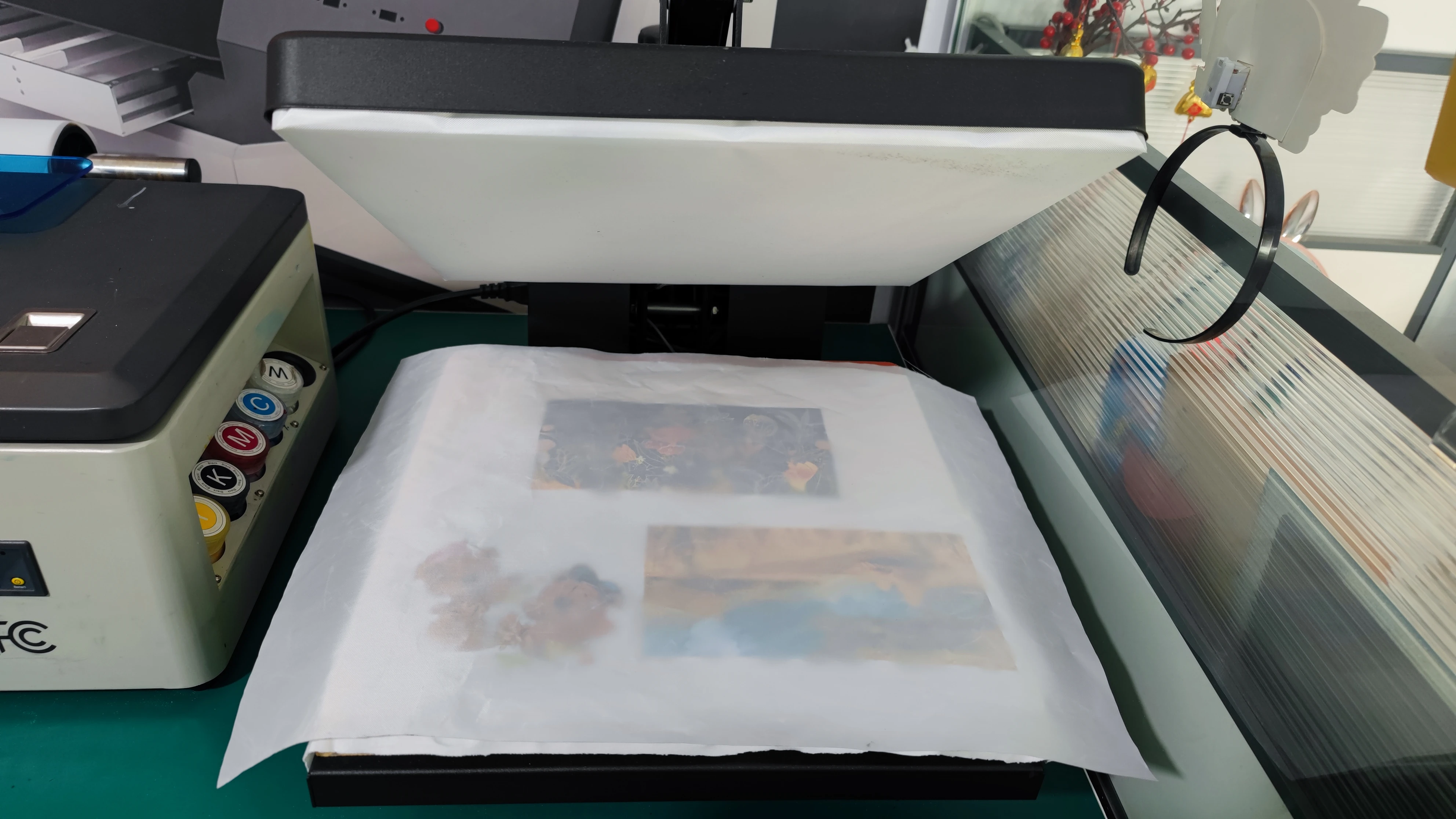 10 feuilles de tissu isolant à haute température, 45x50cm, pour le pressage thermique DTF DTG ...