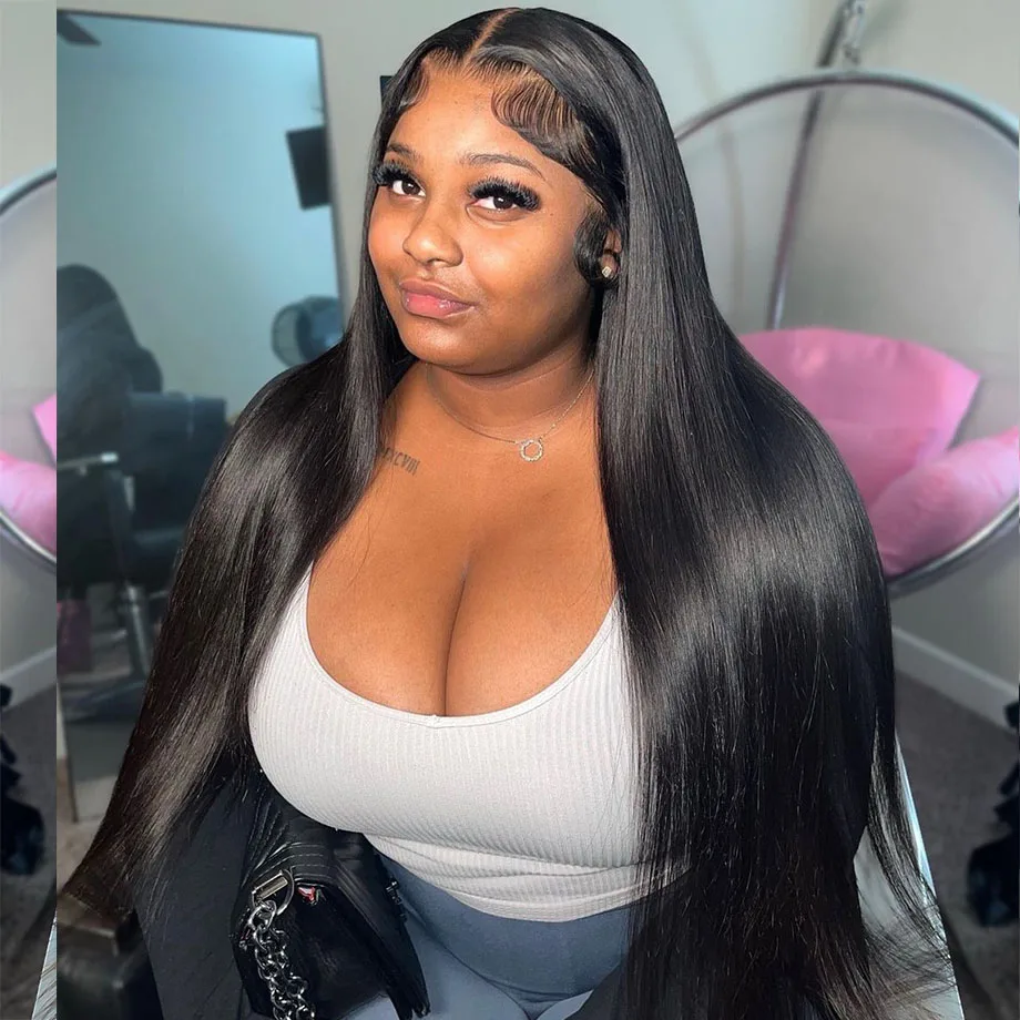 30 Inch Hd Lace Front Human Hair Wigs 13x6 | 30 Inch Bone Straight Human Hair Wig - Lace Wigs ...