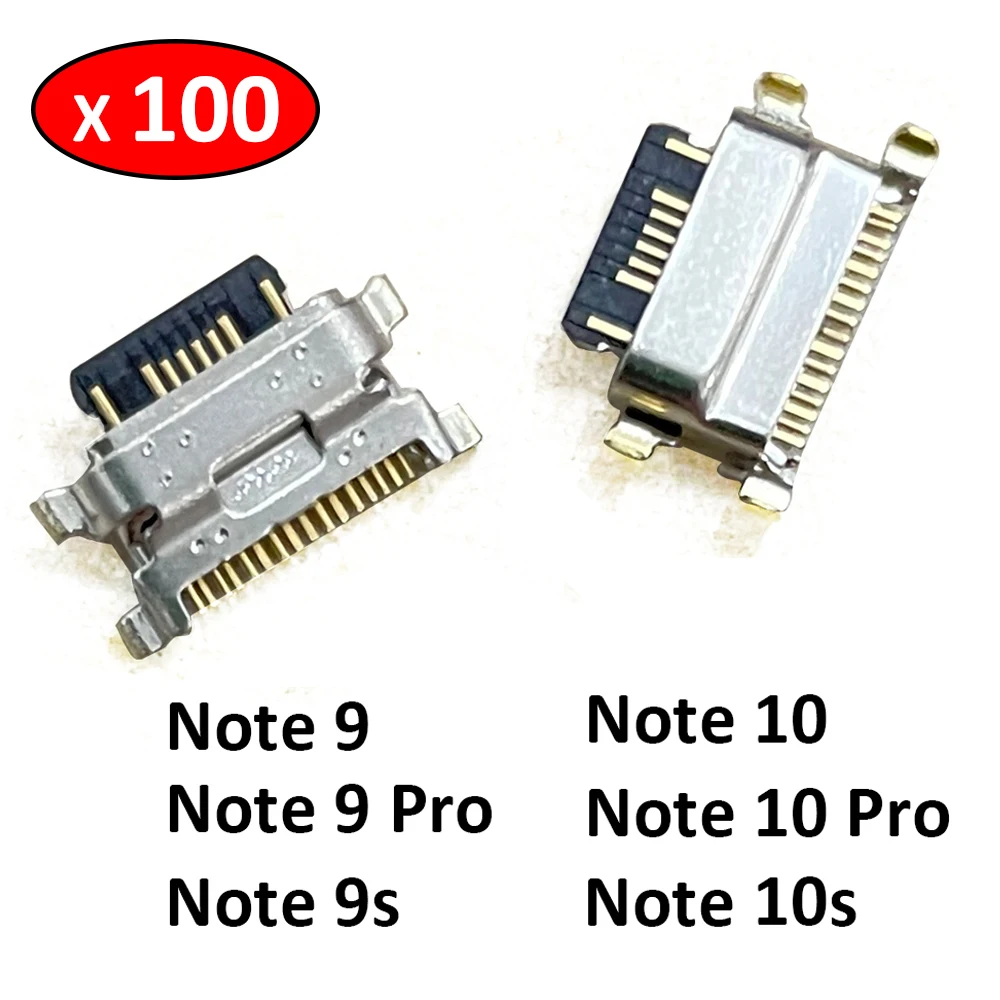 100Pcs-New-For-Xiaomi-Redmi-Note-9-9s-10-10s-Pro-Micro-USB-Jack ...
