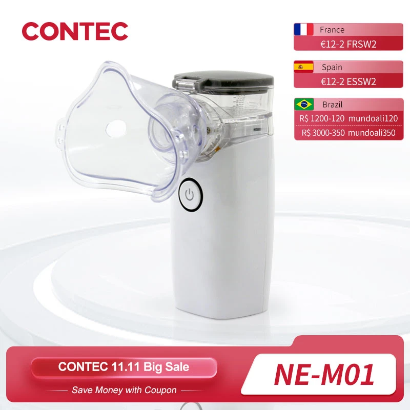 Contec Nebulizer Human& Vet Veterinary Handheld Portable Mesh Nebulizer ...