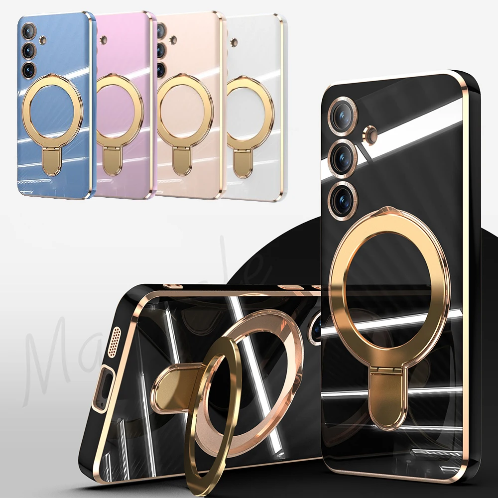 Galaxy-S24-Ultra-Plus-Gold-Metal-Magnetic-Ring-MAGSAFE-compatible ...