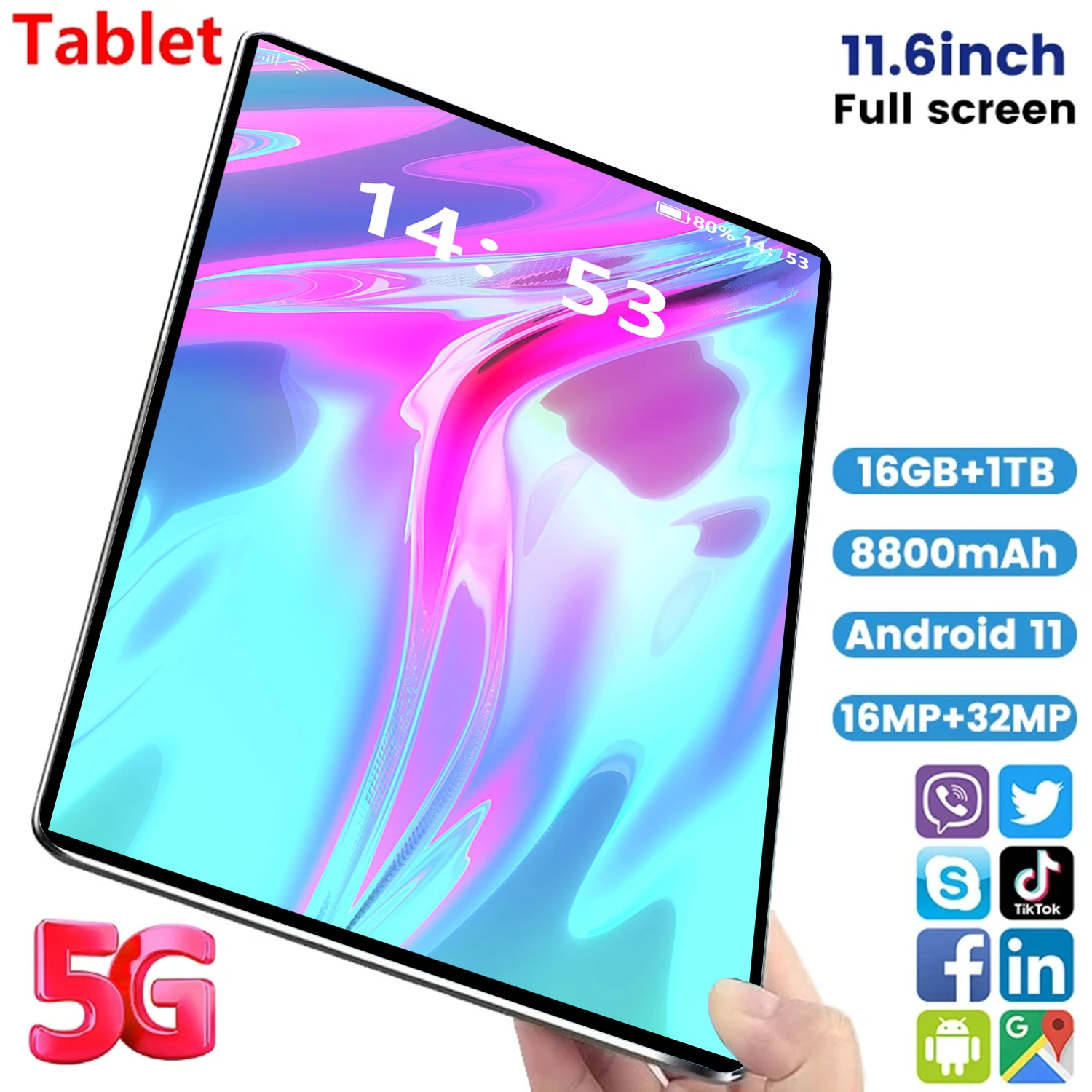 5G-2024-Global-Version-11-6-Inch-Tablet-Android-16GB-RAM-1TB-ROM ...