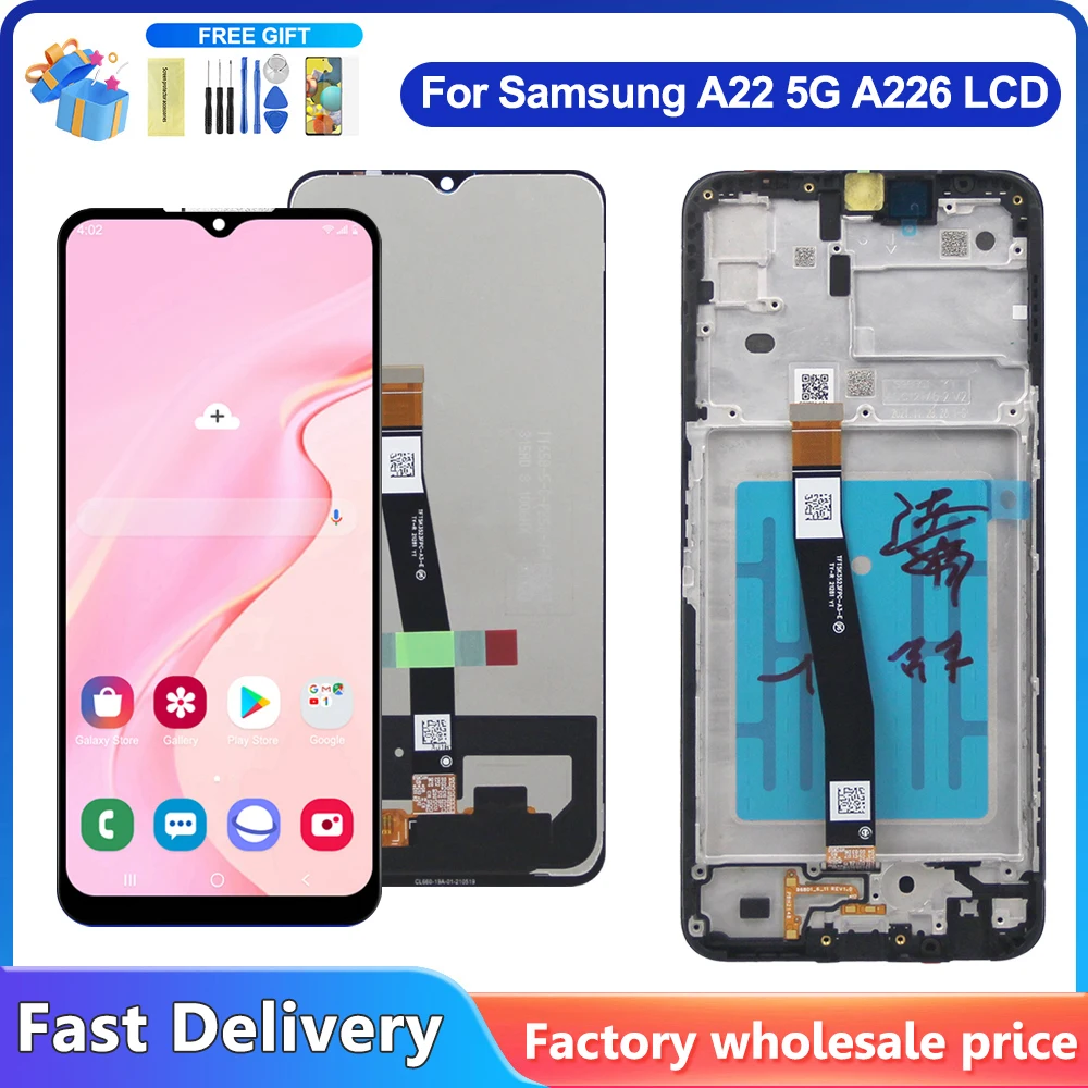 For-Samsung-A22-5G-LCD-Display-Touch-Screen-Digitizer-Assembly-For ...