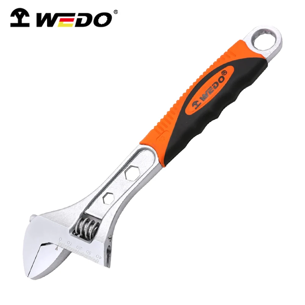 WEDO-Adjustable-Wrench-CR-V-Stainless-Steel-Precise-Jaw-Design-Grips ...