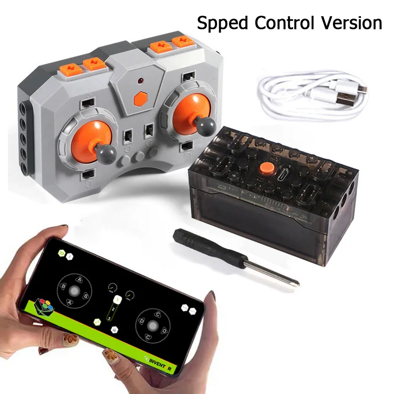 NEW-Bluetooth-Lithium-Sbrick-Battery-Box-Motors-Train-Remote-Control-PF-Brick-Blocks-Toy ...
