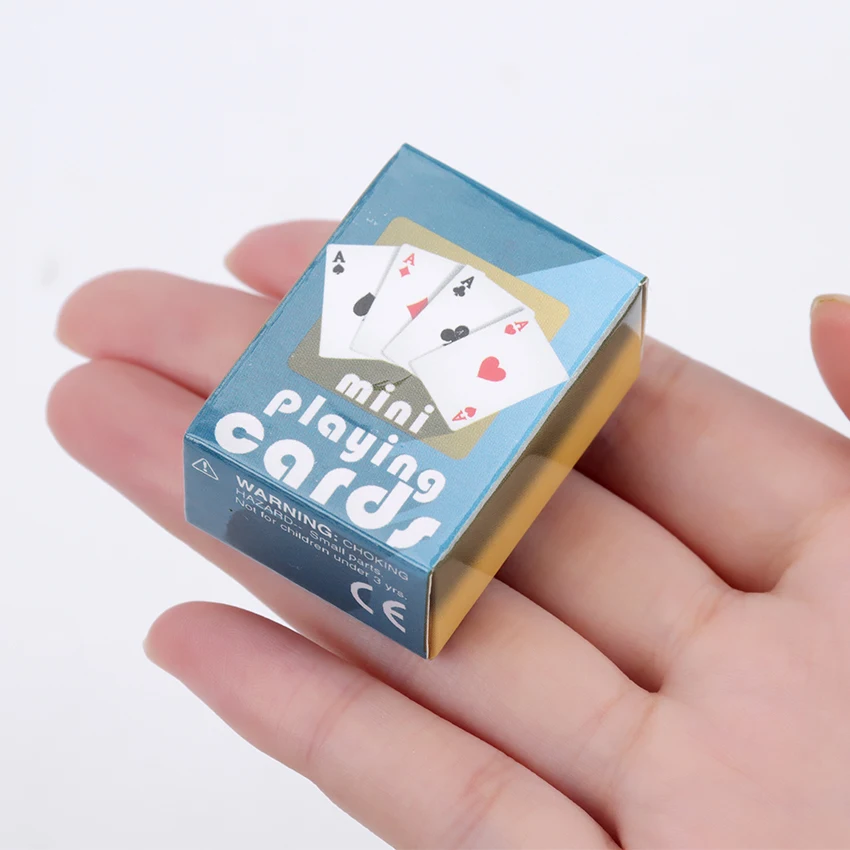 1Set-Cute-Mini-Games-Poker-Playing-Cards-Miniature-For-Dolls-Accessory ...