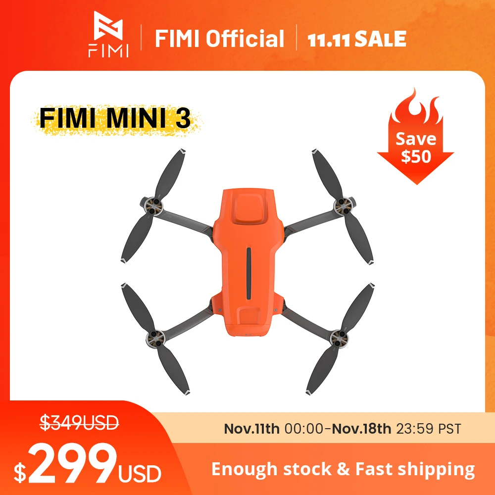 FIMI-MINI-3-new-drone-4K-60fps-9km-range-3-axis-Gimbal-249g-Ultralight ...