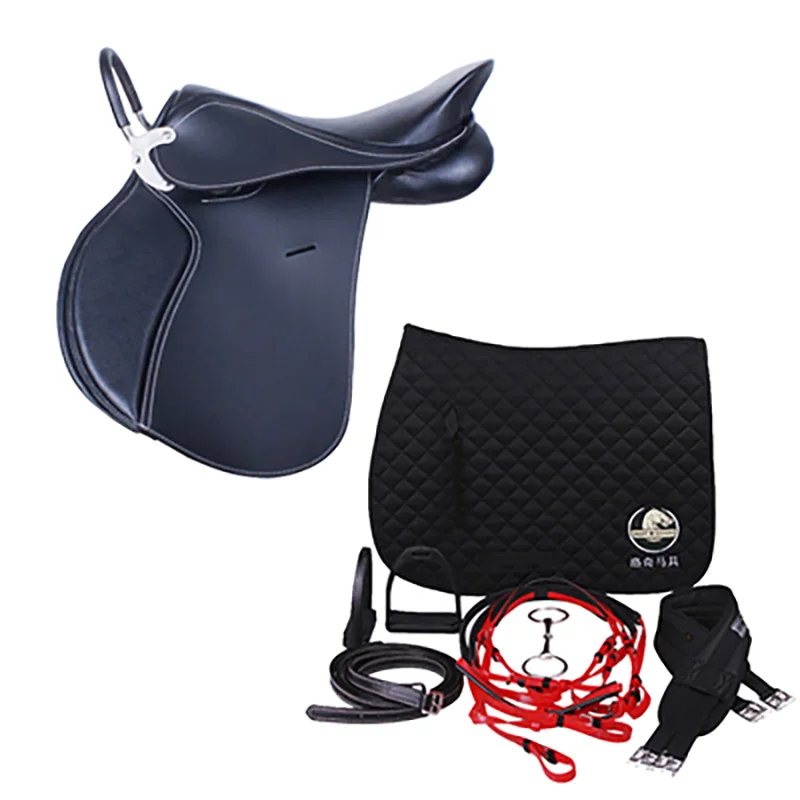 17.5 Inches Equestrian Saddle Set High Quality Integrated Saddle ...