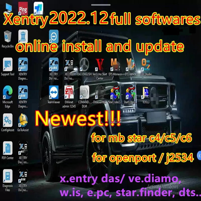 2022.09 Xentry Full Softwares Free Remote Install Activate For Auto ...