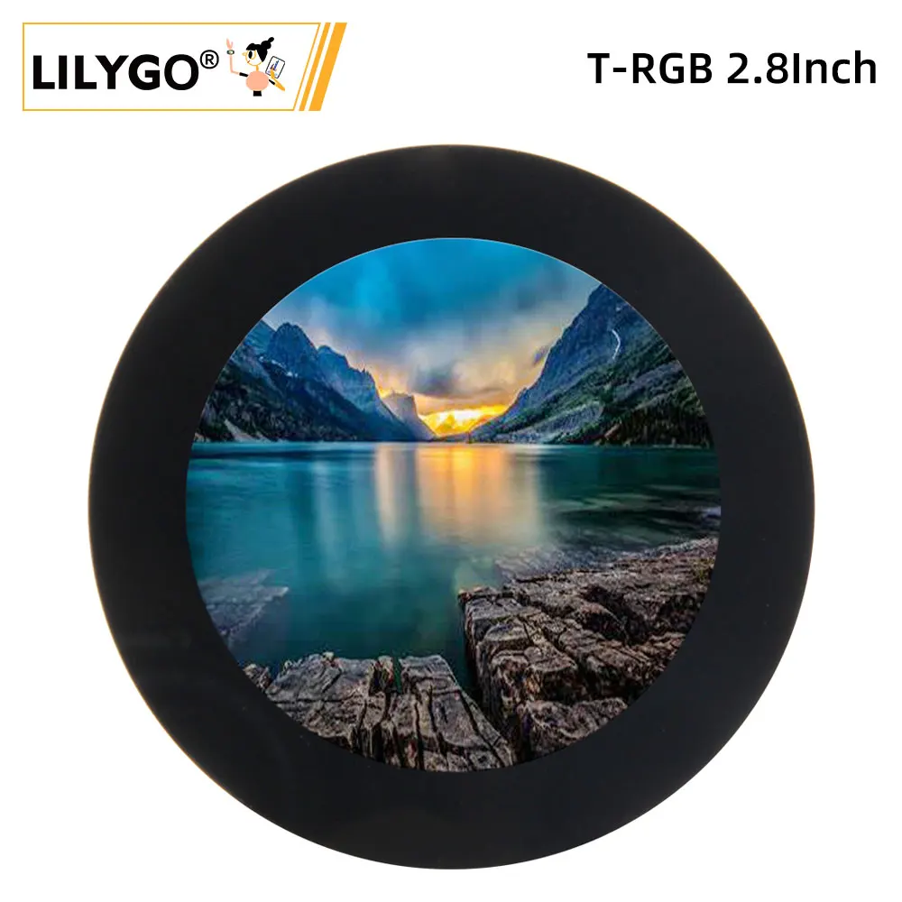 LILYGO-T-RGB-ESP32-S3-2-8-inch-LCD-Touch-Round-Display-ST7701S-Screen ...