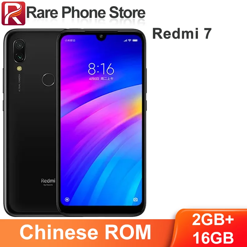 Xiaomi-Redmi-7-2GB-16GB-Bateria-4000mAh-Snapdragon-632-Suporte-apenas ...