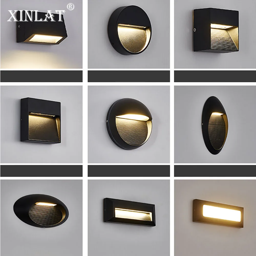 3W 5W 6W Outdoor/Indoor LED Step Light Waterproof Stair Lights Aluminum ...