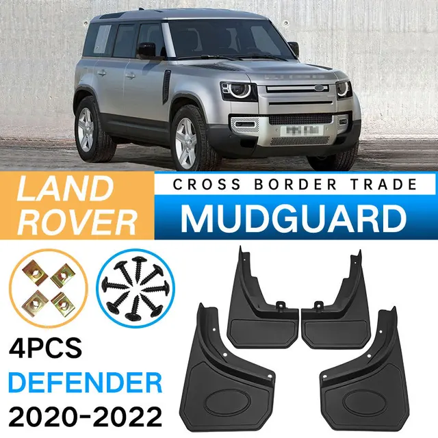 ABS Black For Land Rover Defender 110 130 2020 Car Mudguard