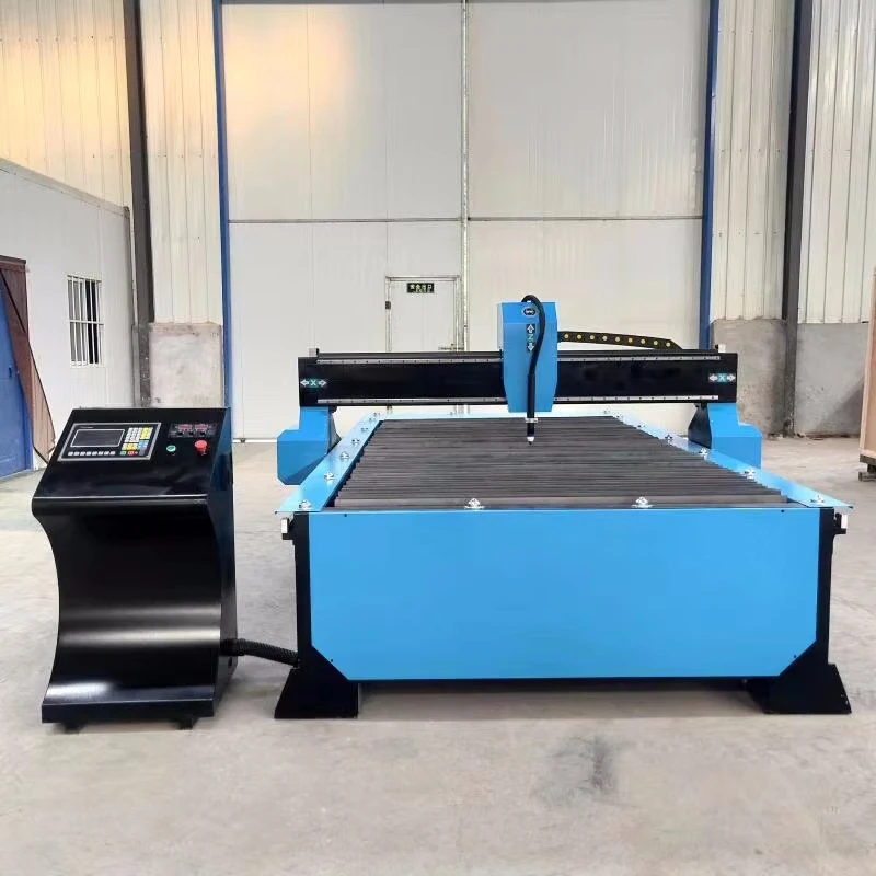 Small size table plasam cutting machine for SS CS AL 1212 metal plate ...