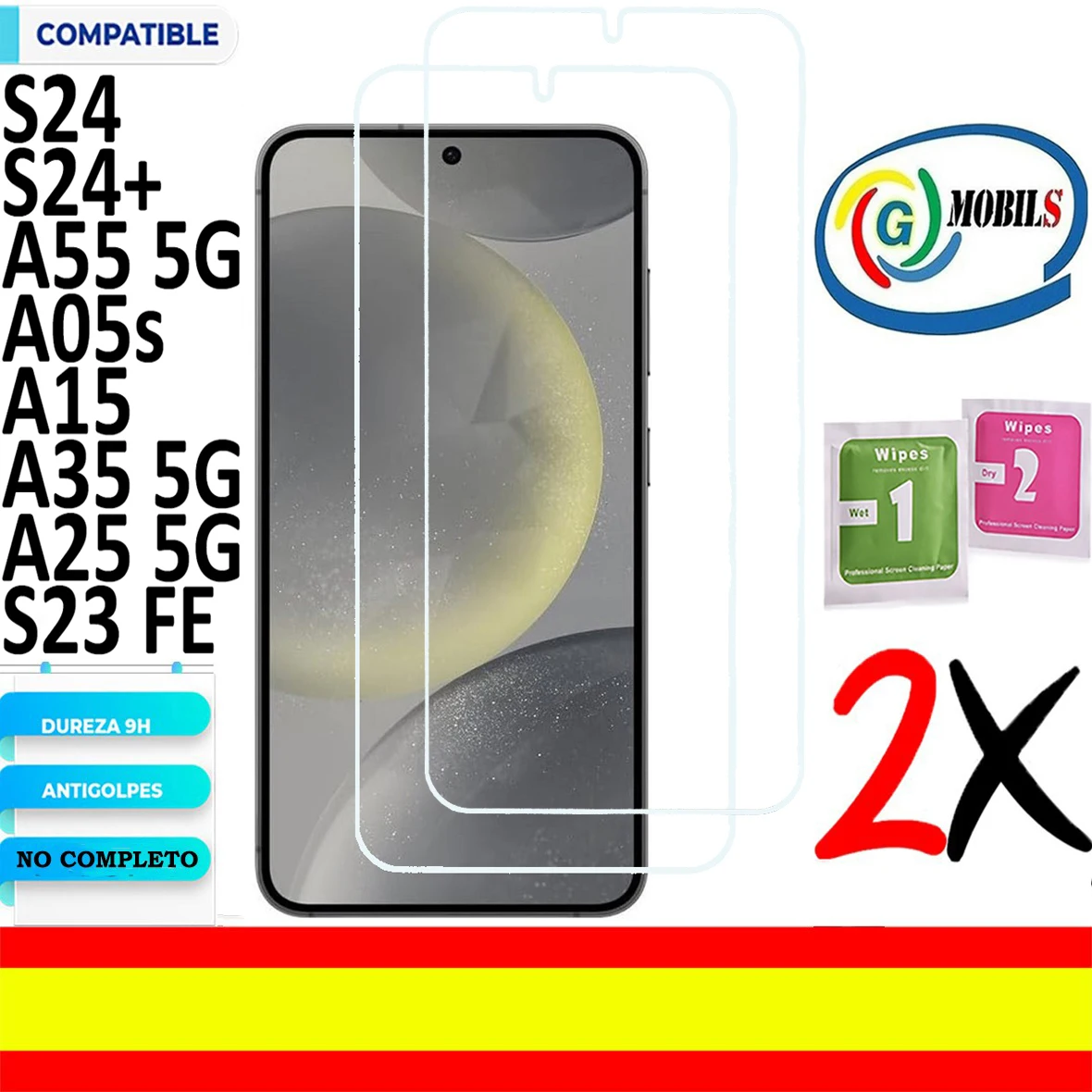 2-Generic-Screen-Protector-Not-Full-Compatible-Samsung-Galaxy-S24-Plus ...