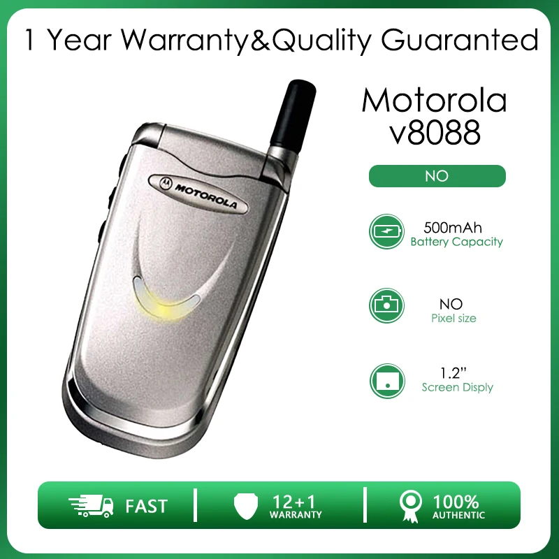 Motorola V8088 Refurbished-original Unlocked 8088 Mobile Phone Gsm 900 ...