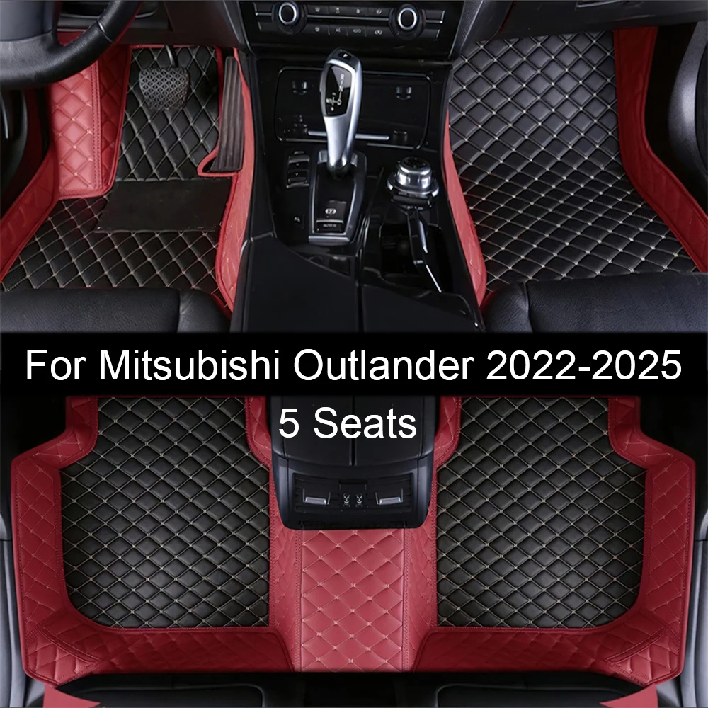 5 Seats Custom Car Floor Mats Fit for Mitsubishi Outlander 2022 2023 ...