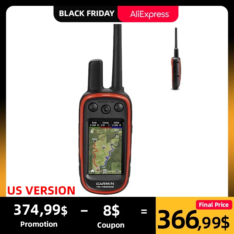 Alpha 100 Handheld GPS Device for Garmin Alpha 100 Multi dog Tracking ...
